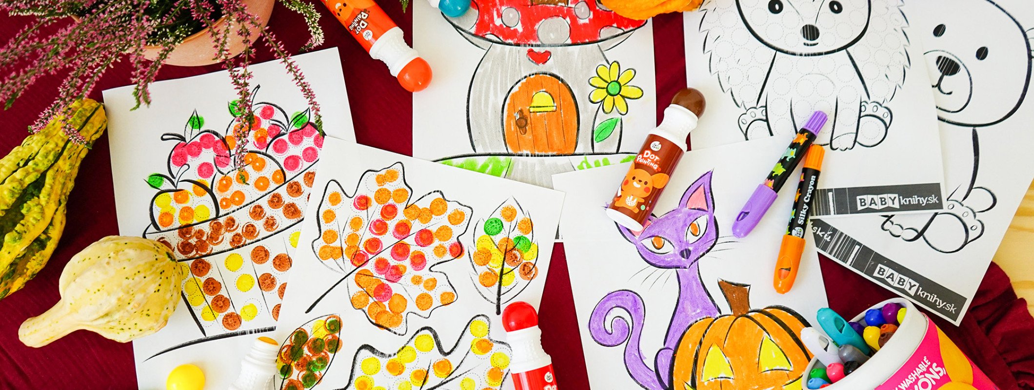 Stiahnite si: Jesenné omaľovánky | BABYknihy